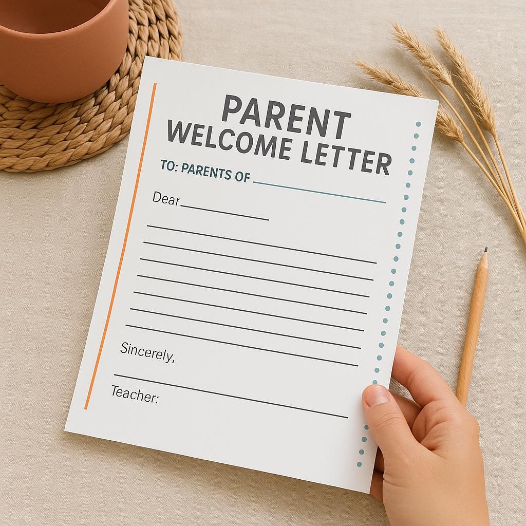 Parent Welcome Packet PDF – Printable and Fillable Daycare Handbook ...