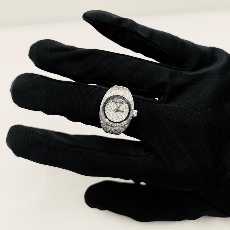 Clock Finger Ring - Etsy