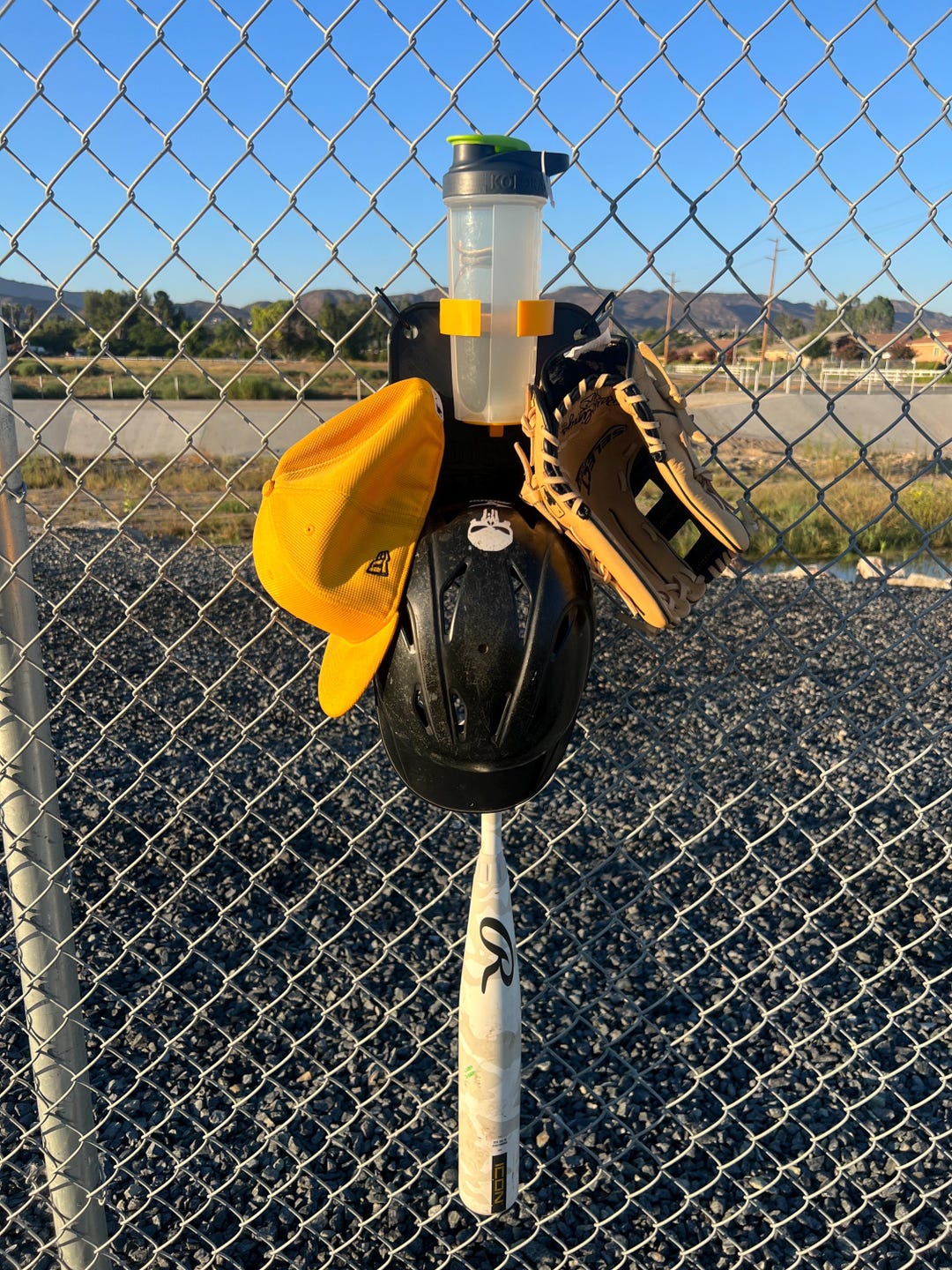 Dugout Caddy – Baseball and Softball Dugout Organizer for Bats, Gloves ...
