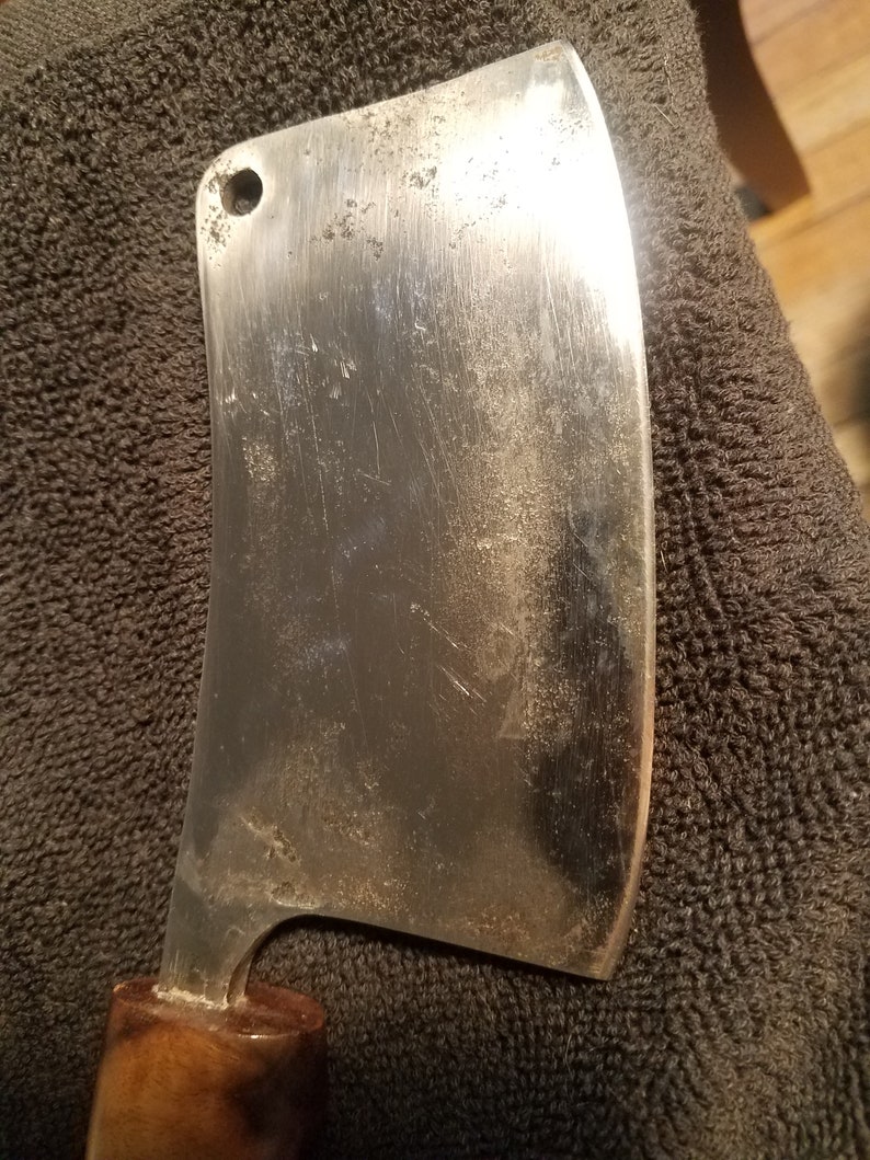 Restored Vintage Meat Cleaver - Etsy