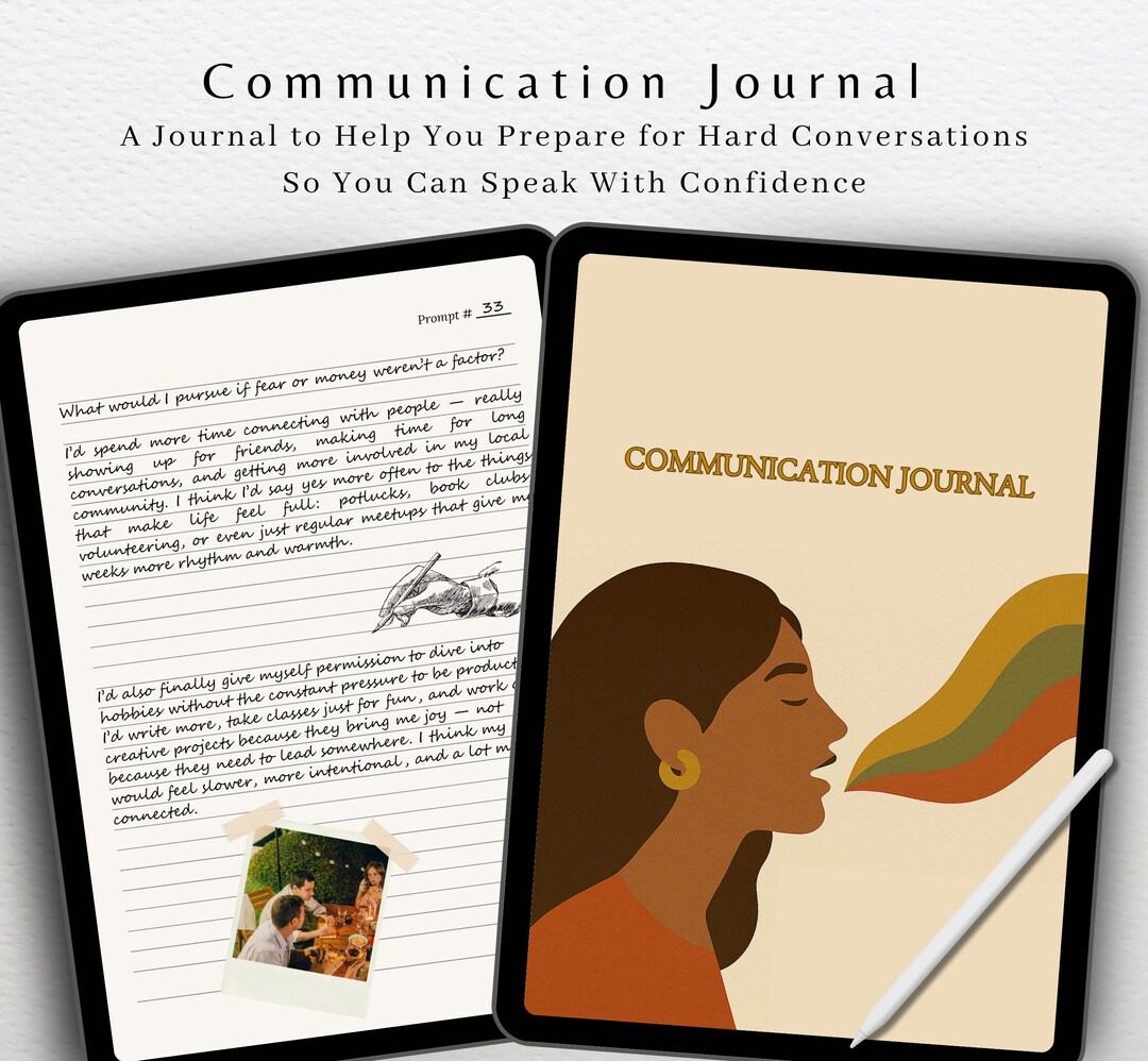 Digital Journal | 150 Journal Prompts for Difficult Conversations ...