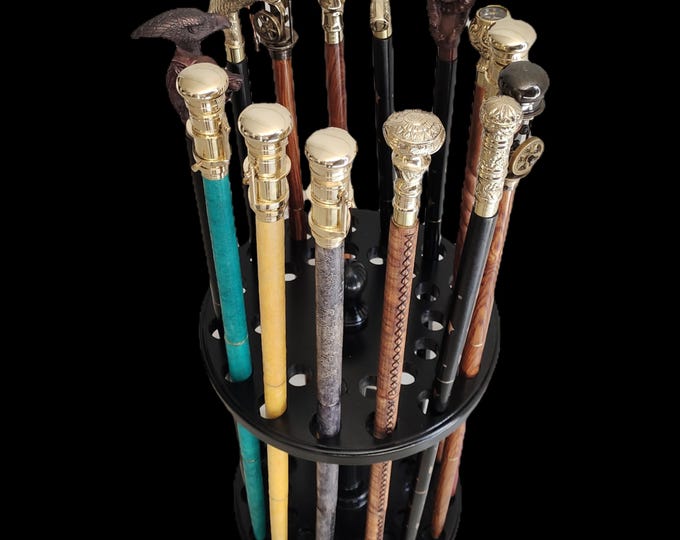 Cane Wall Holder, Walking Stick Rack, Wall Mounted Cane Organizer ...