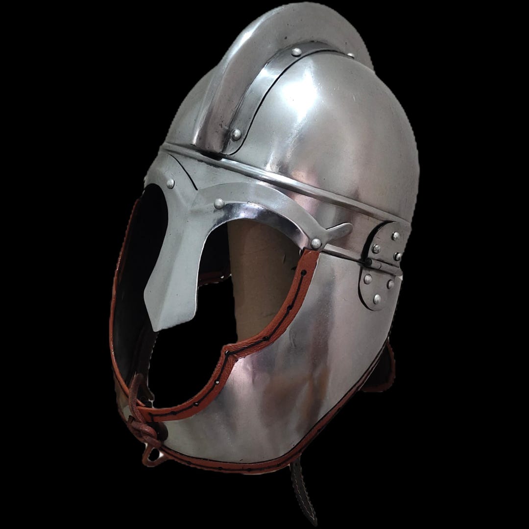 Berkasovo Steel Helmet: Roman Cavalry Armor Replica, LARP Reenactment ...