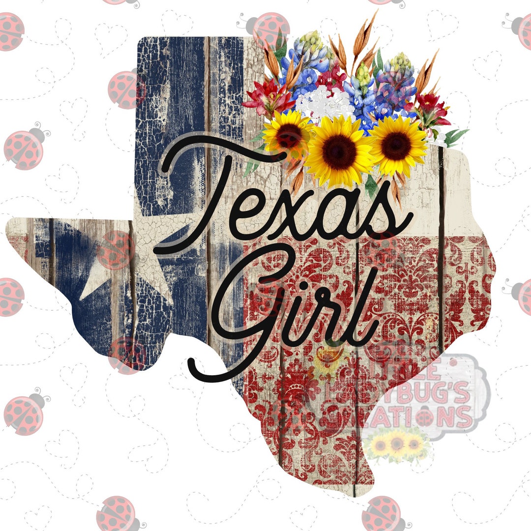 Texas Girl Digital Download High Resolution PNG - Etsy