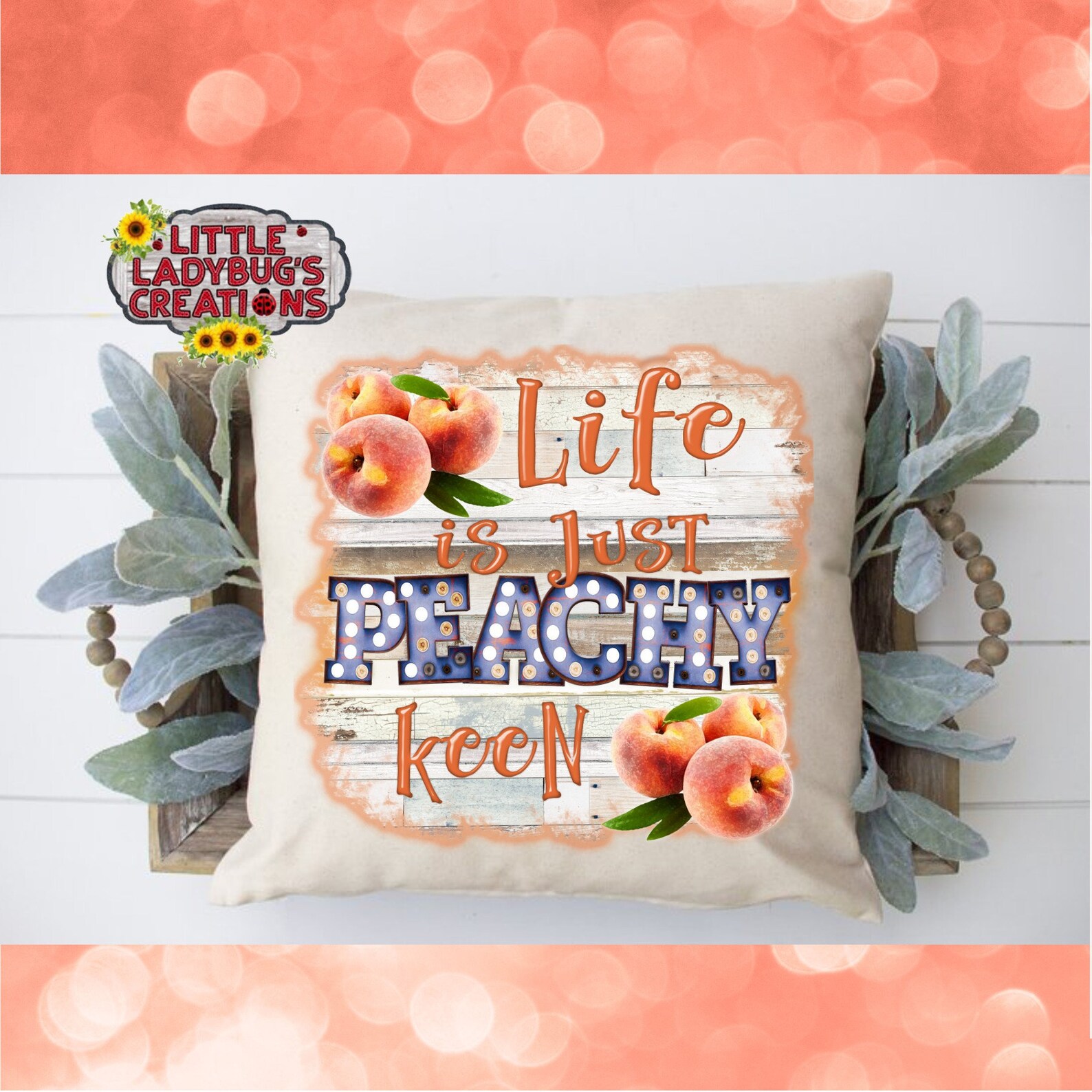 Life is Just Peachy Keen Digital Download High Resolution PNG - Etsy