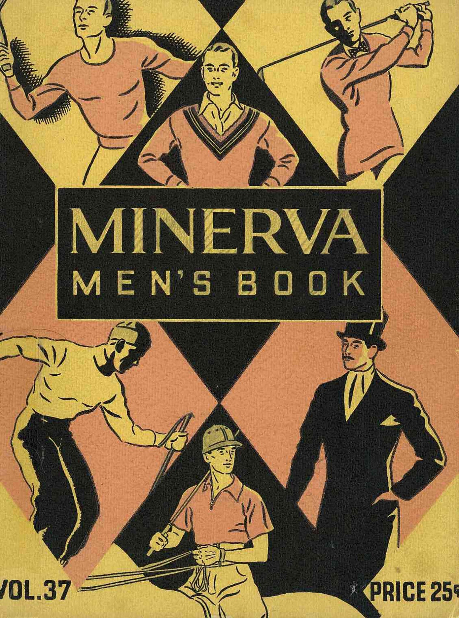 Vintage Minerva Men's Knitting Pattern Book 37: 24 Designs From 1934 ...