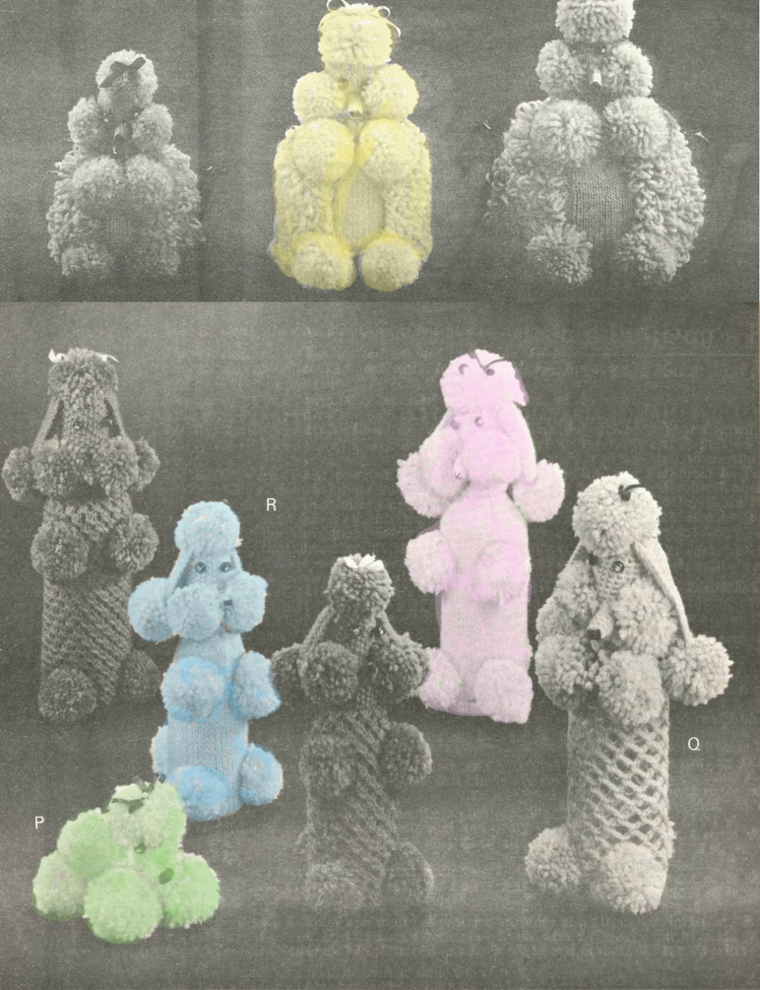 1950s Poodles for Everyone, Knitted Poodle Covers - Vintage Knitting ...