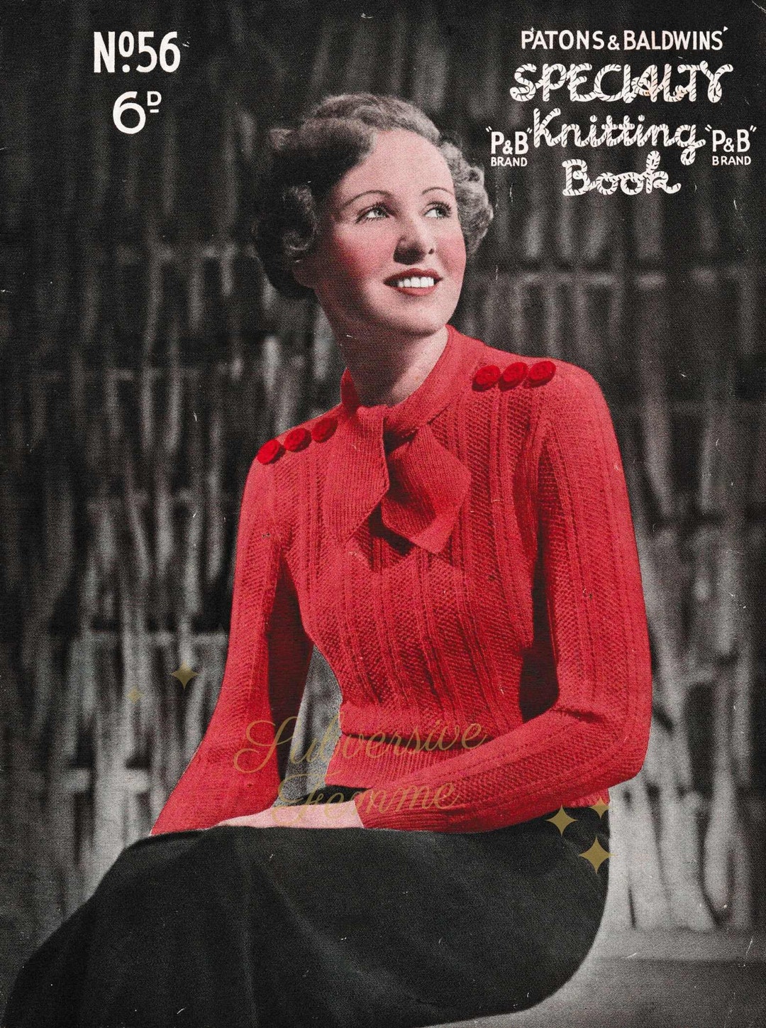 Entire 1930s Patons and Baldwins Specialty Knitting No.56, 10 Designs ...