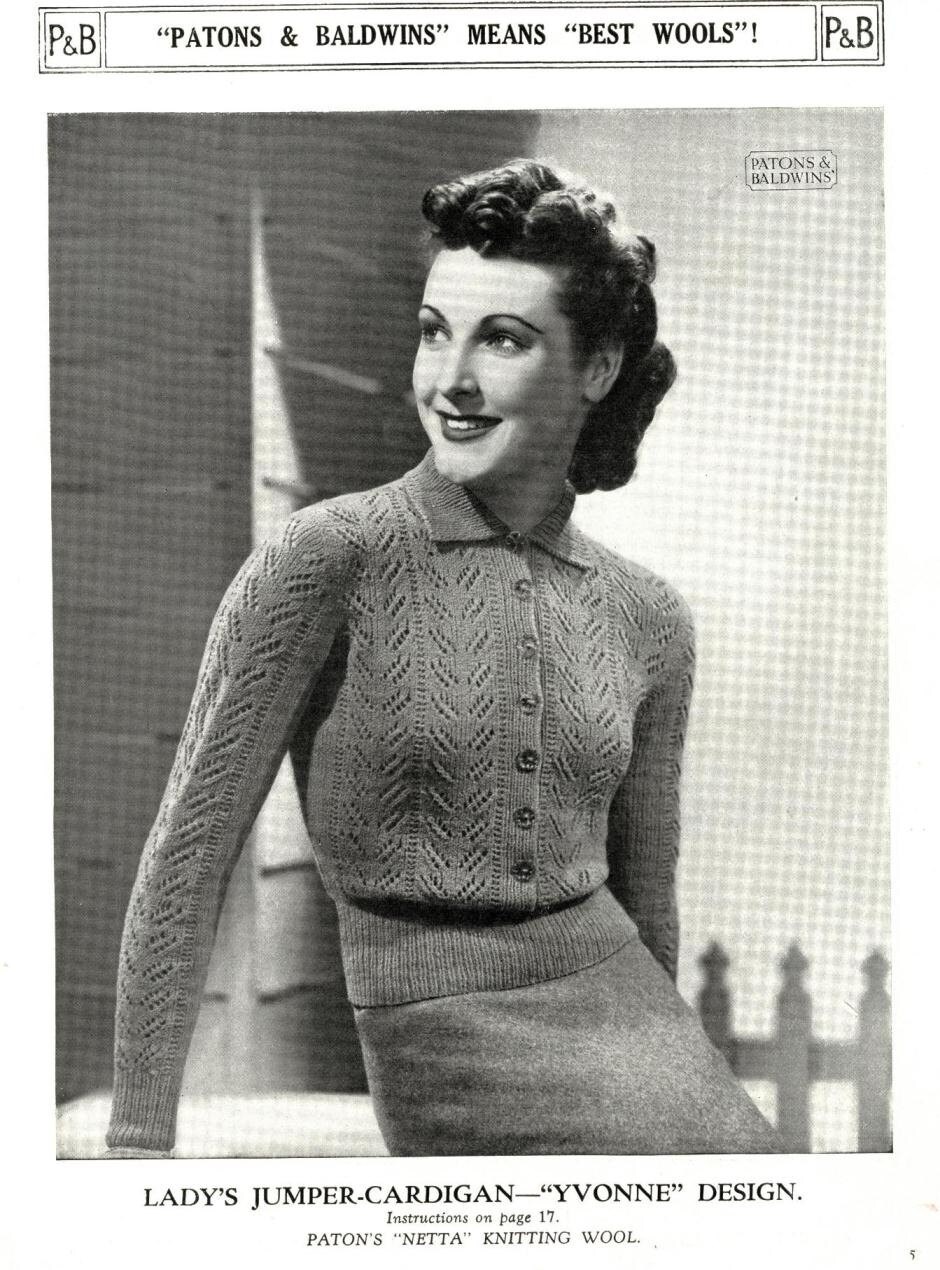 Patons and Baldwins Specialty Knitting 99 Circa 1930s/1940s | Etsy UK