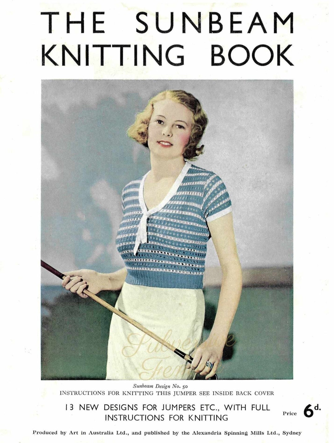 Entire 1920s-1930s Sunbeam Knitting Book (first Edition) - Vintage Knitting Pattern Booklet PDF ...