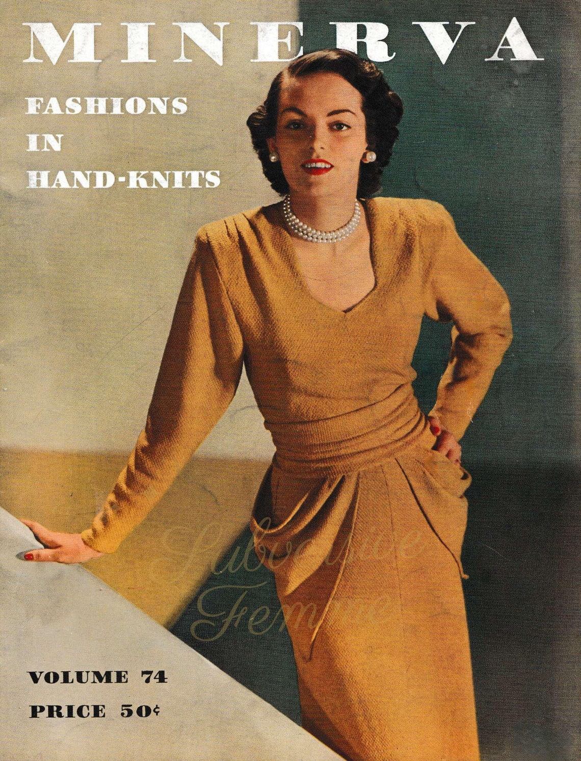 Entire 1940s Minerva Style Book Vol. 74 - 1940s Vintage Knitting ...