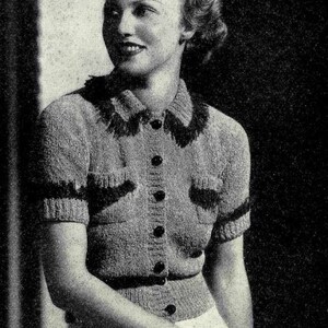 Stitchcraft August 1936, Art Deco Handcrafts - Vintage Knitting Pattern Booklet PDF Magazine - Etsy