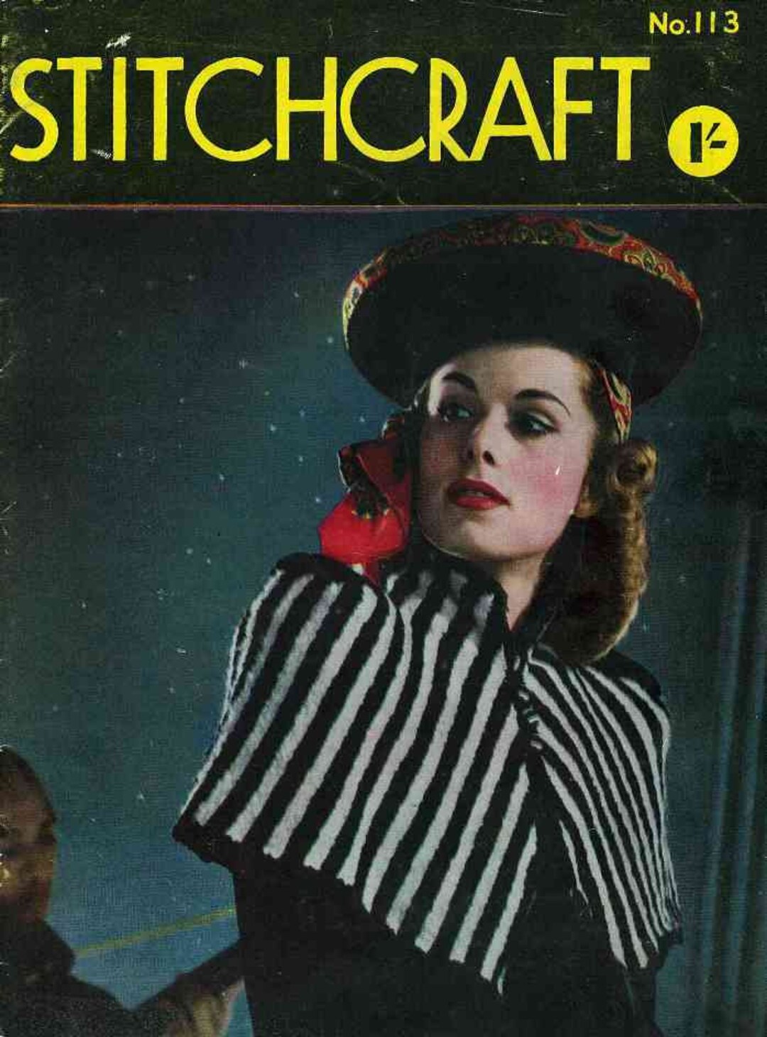 Stitchcraft Magazine 113, January 1942, World War Two Issue - Vintage Knitting Pattern Booklet ...