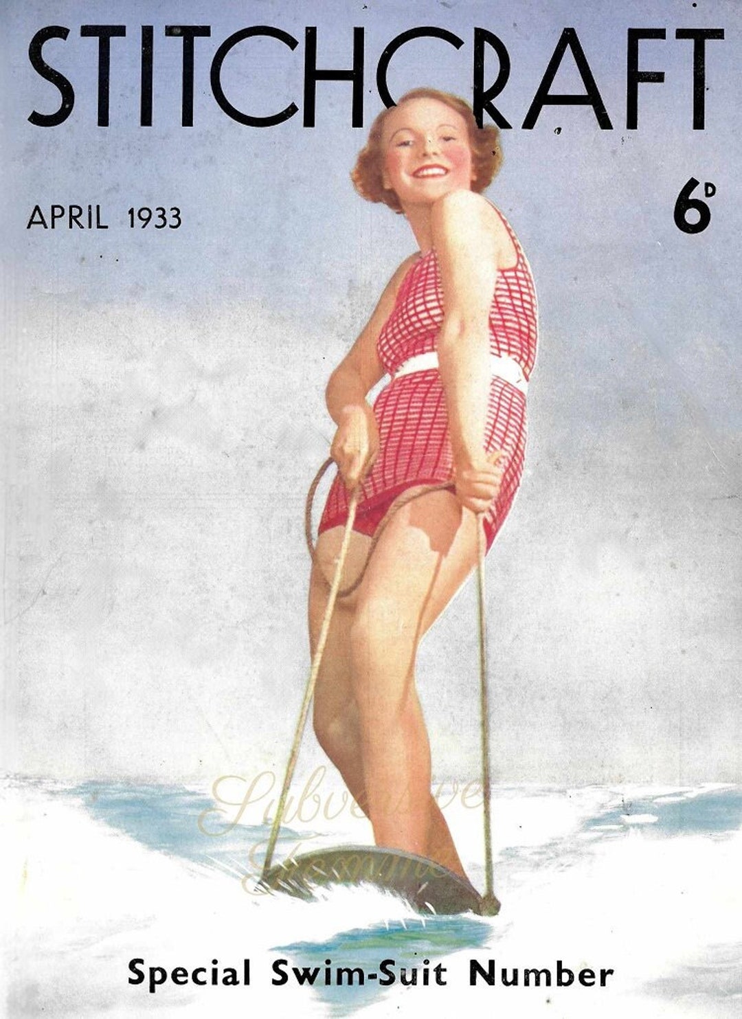 Stitchcraft April 1933, the Swimsuit Issue! - Vintage Knitting Pattern Booklet PDF Magazine ...