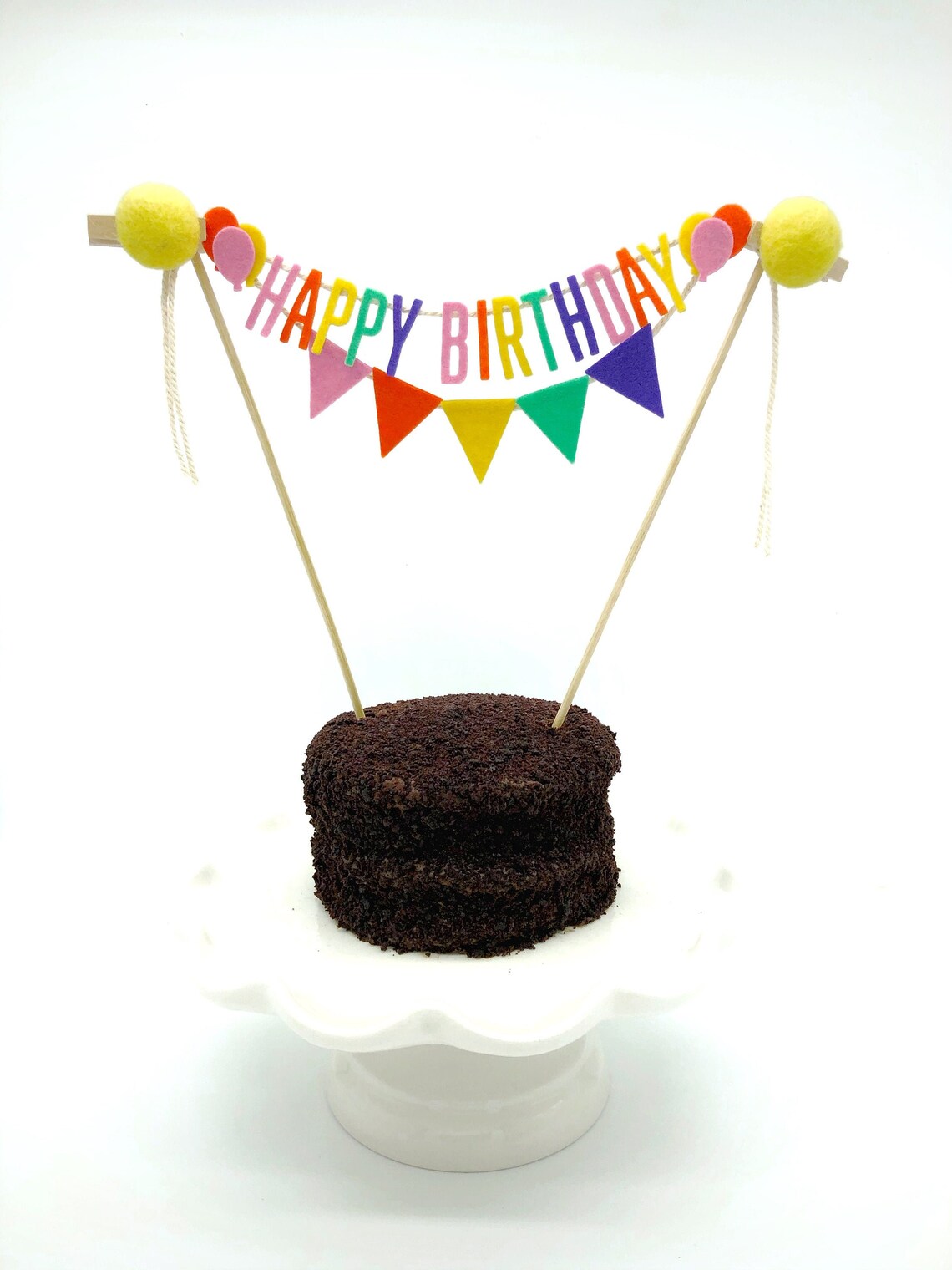 Personalized Cake Banner Birthday Cake Banner Custom Cake | Etsy