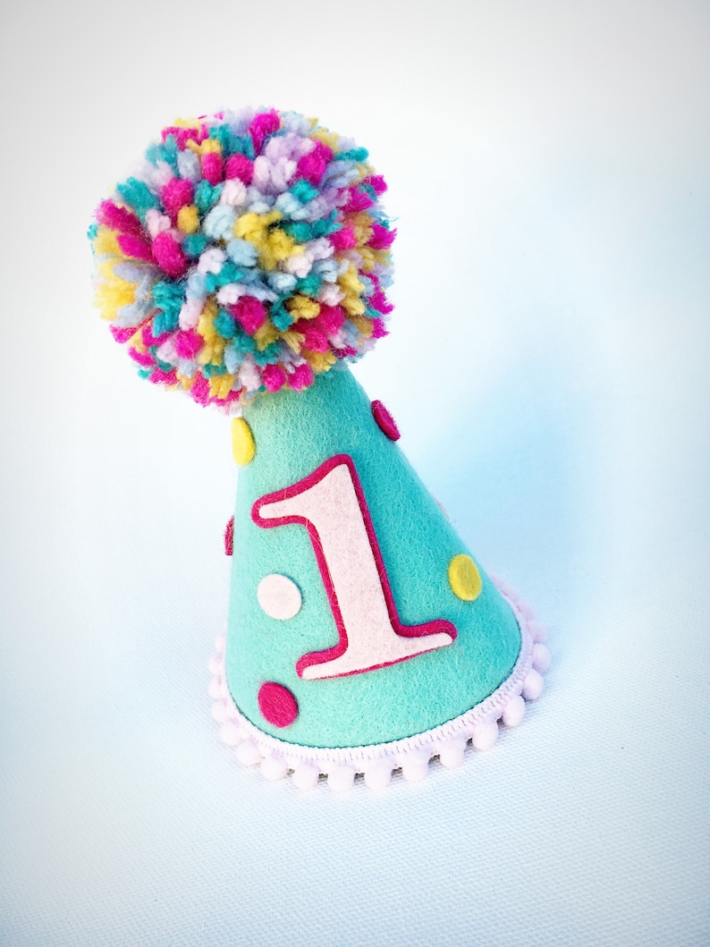 Party Hat Birthday Hat Smash Cake Hat Confetti Party Hat | Etsy