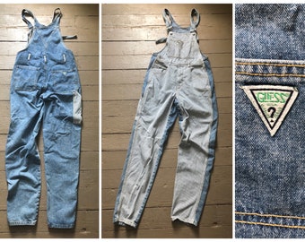 Guess Overalls | Etsy