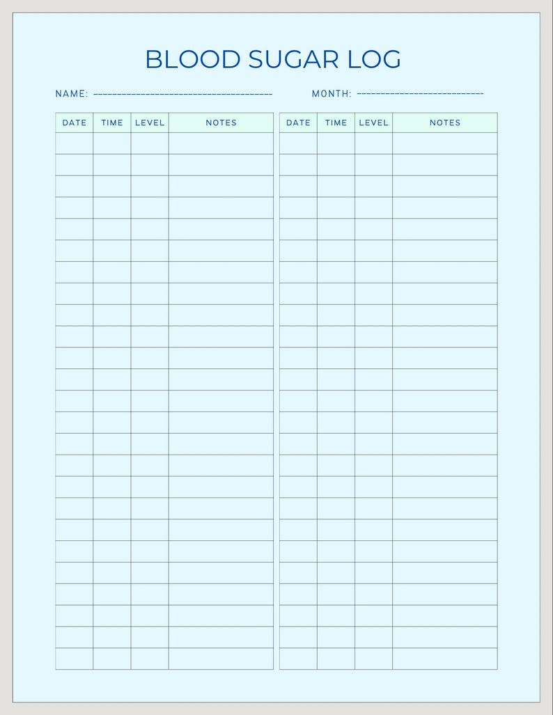 Pharmacist-designed Diabetes Tracker Pack | Glucose Log, Insulin & Meal ...