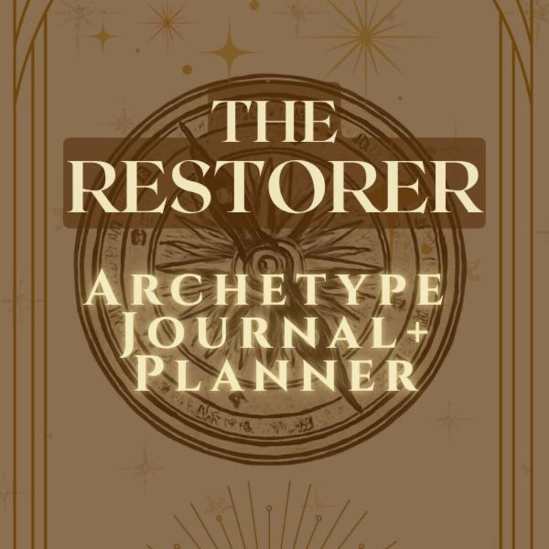 Restorer Archetype Journal + Ritual Planner, Self-discovery PDF Bundle ...
