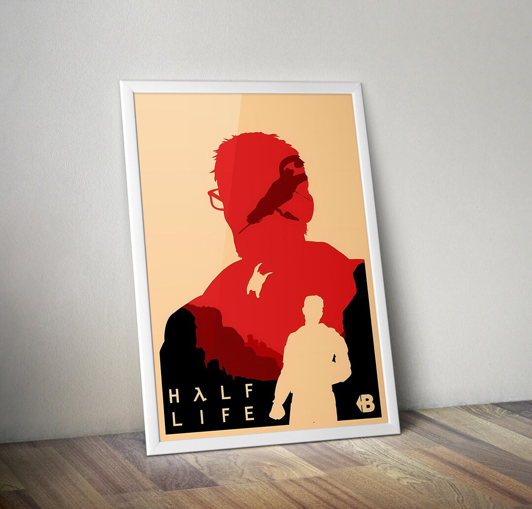 Half-life Poster | Gaming Poster | Gaming Artwork | Gaming Decor ...