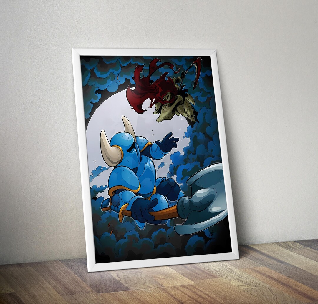 Shovel Knight Poster | Gaming Poster | Gaming Artwork | Gaming Decor ...