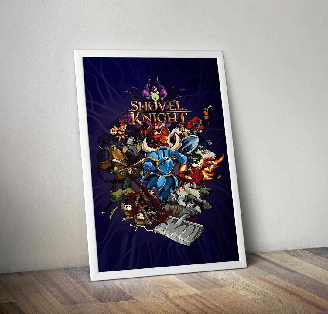 Shovel Knight Poster | Gaming Poster | Gaming Artwork | Gaming Decor ...