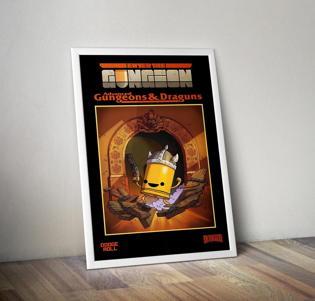 Enter the Gungeon Poster | Gaming Poster | Gaming Artwork | Gaming ...