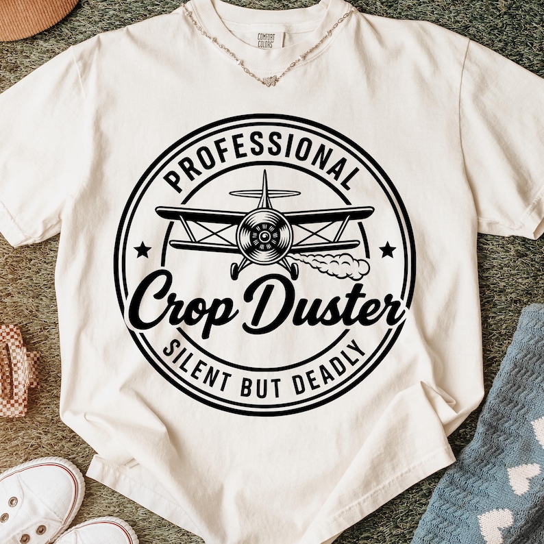 Funny Fart Joke Svg for Crop Duster Png Adult Humor Gift for Men Dad ...