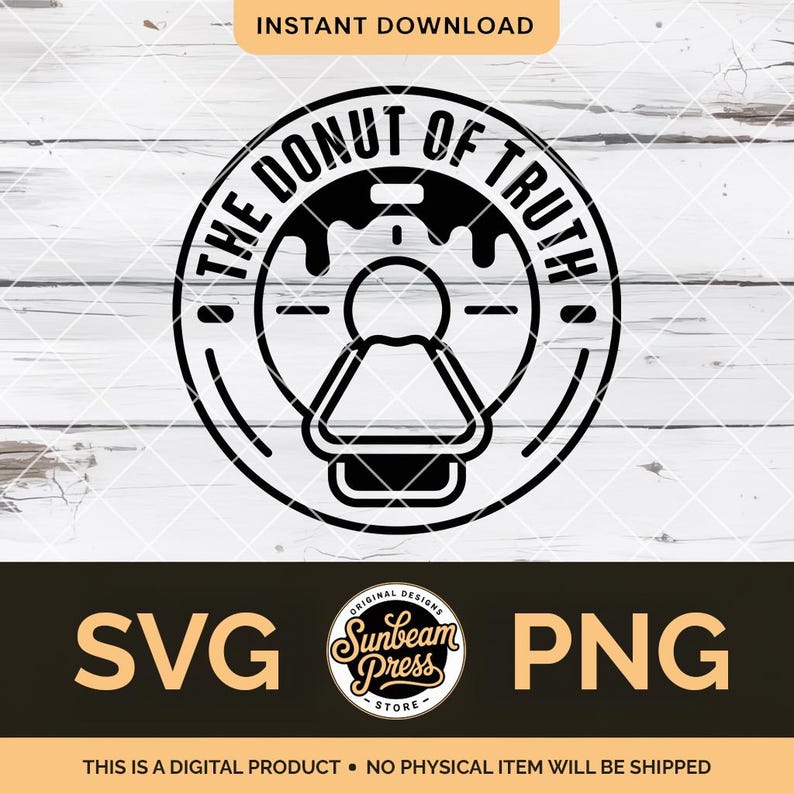 The Donut of Truth SVG Funny CT Scanner PNG File for Cricut Radiology T ...