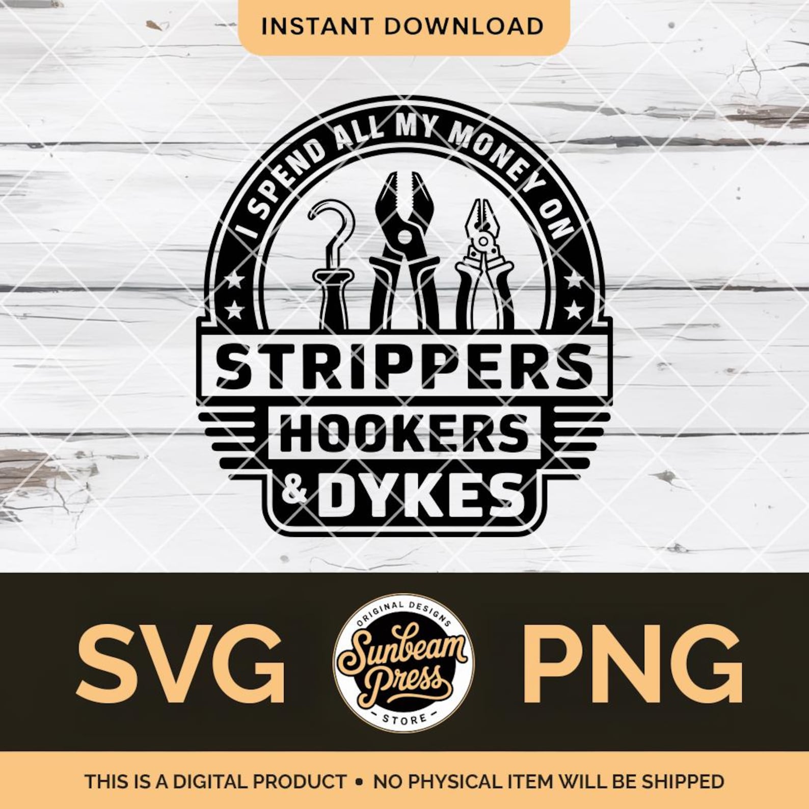 Jogo de palavras engraçado com ferramentas de eletricista, SVG e PNG ...