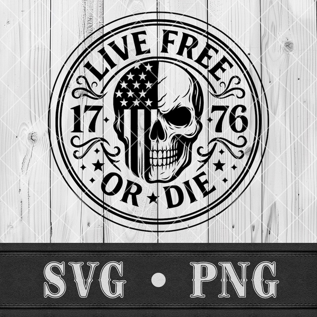 Patriótico Svg Cricut Viva Livre ou Morra Png Bandeira Americana ...