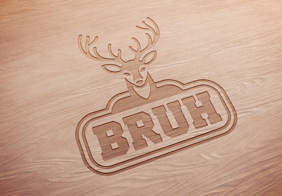 Cabeça de veado "Bruh" em SVG e PNG, design sarcástico para chapéu de ...