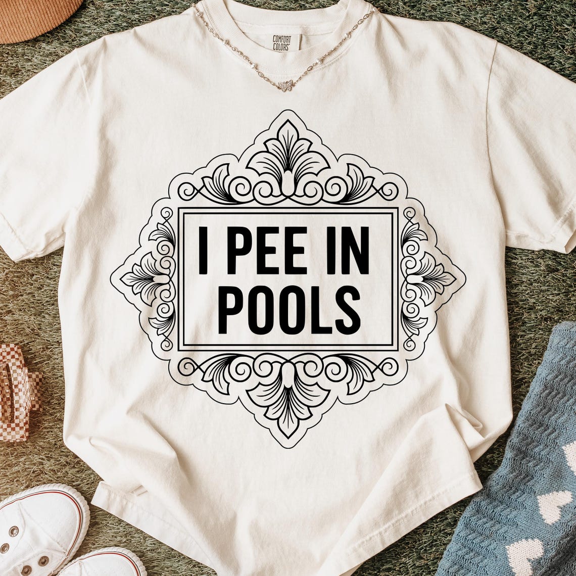 Funny Svg for Cricut Sarcastic Png I Pee in Pools Svg for Laser Cut ...