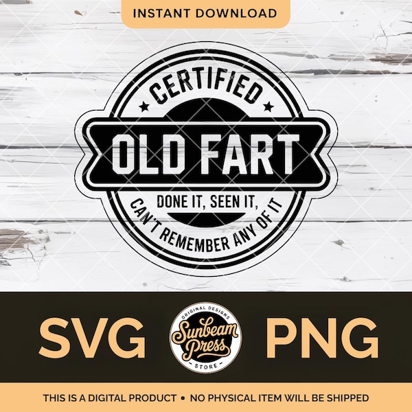 Old Fart Party - Etsy