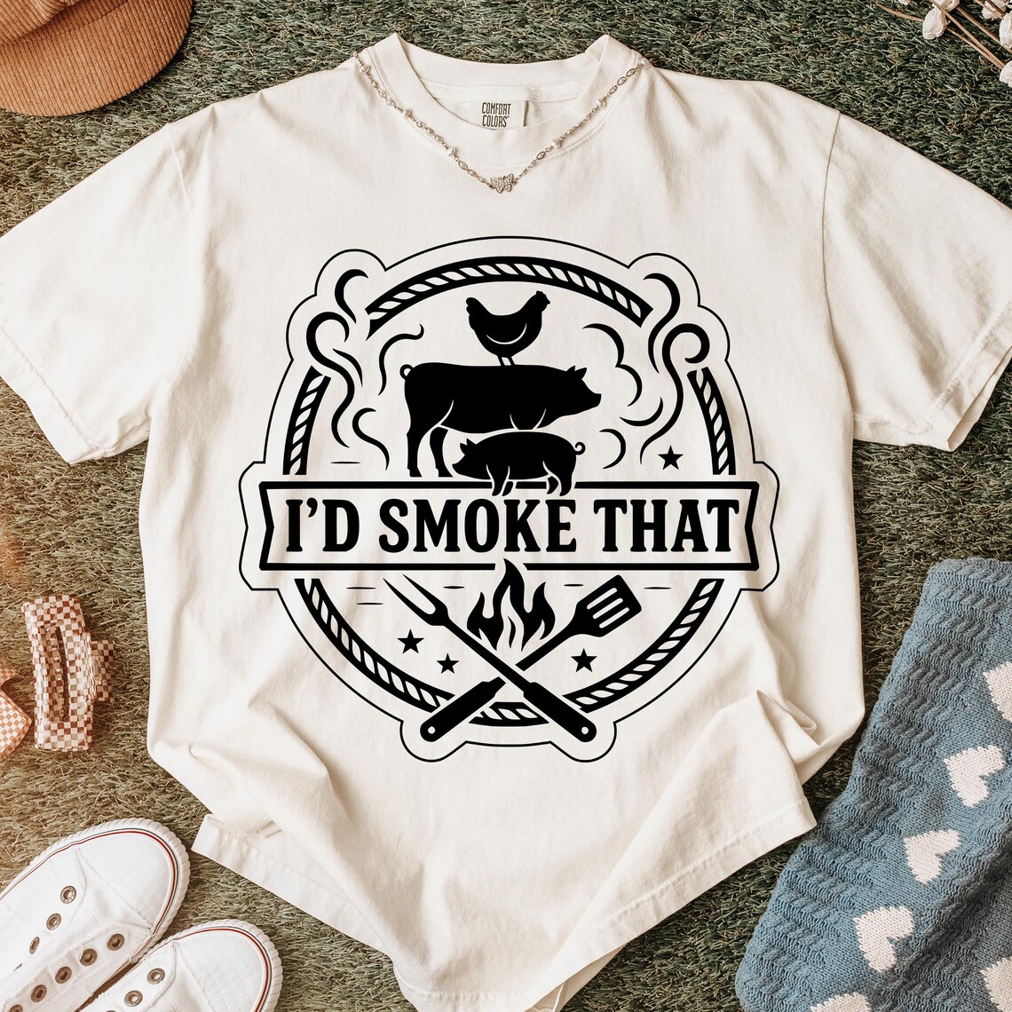 Bbq Svg for Cricut Grilling Png Id Smoke That Svg for Laser Cut File ...