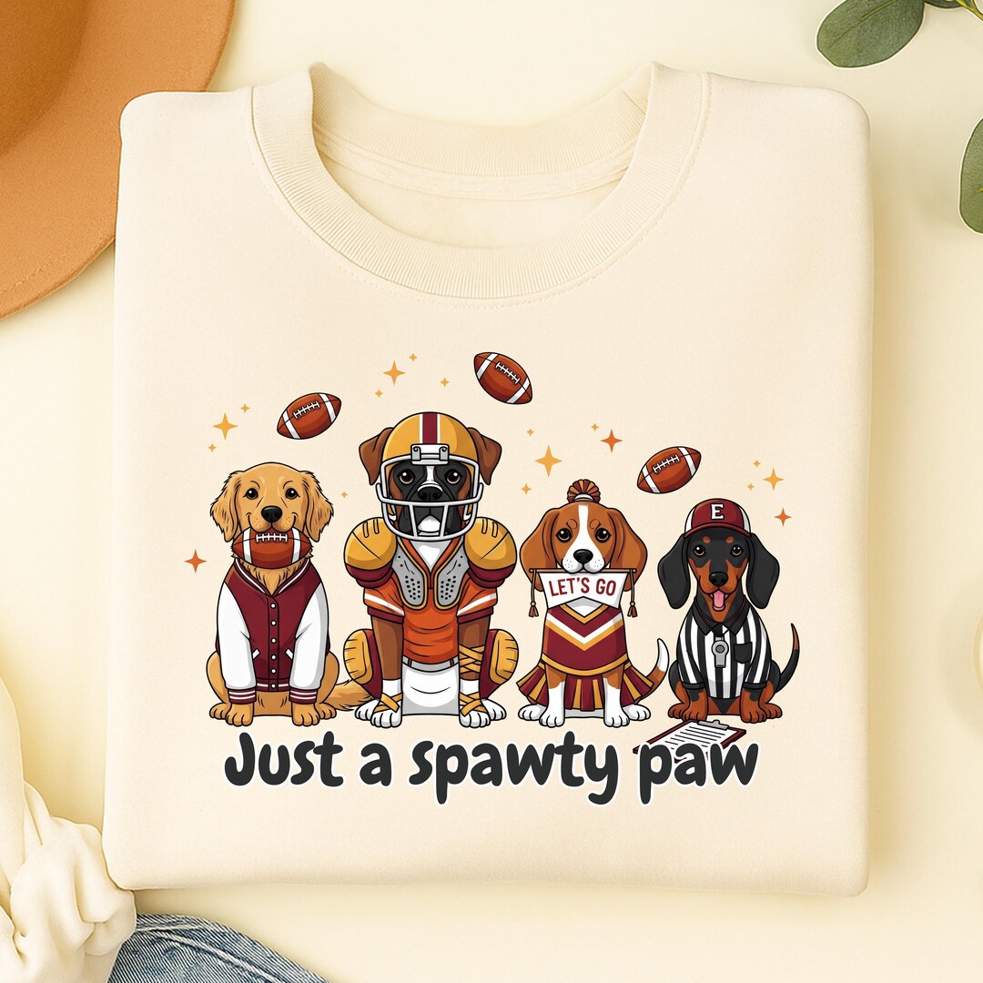 Football Dog PNG, Funny Game Day Png, Dog Lover Football, Cute Sports ...