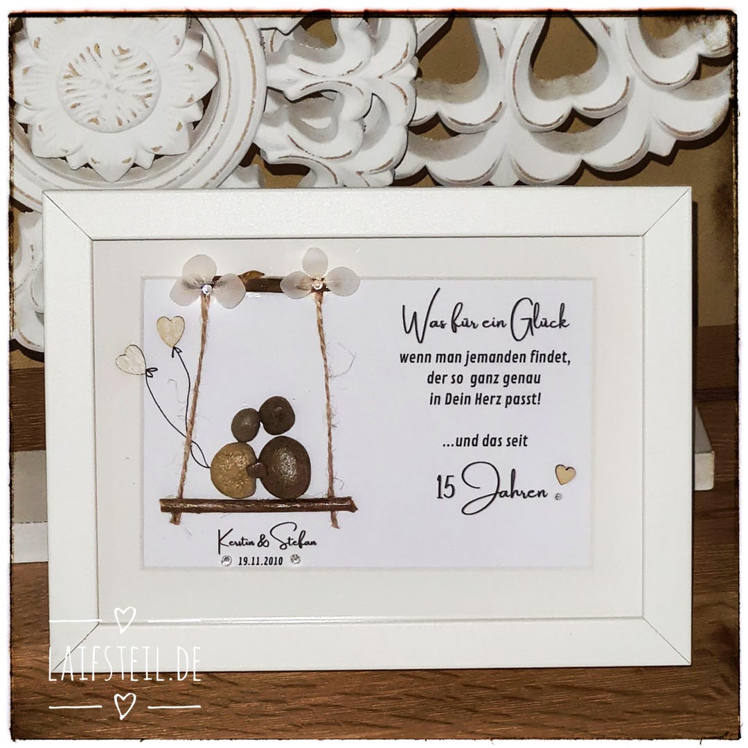 Personalized Stone Picture for Couples for Weddings, Anniversaries ...