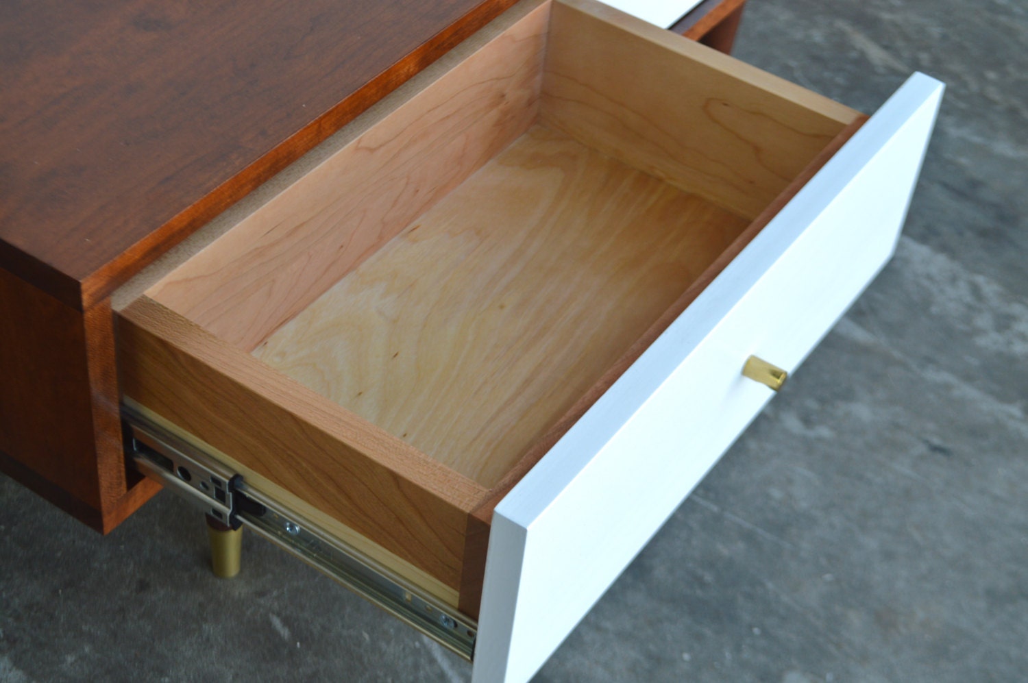 Oxelaand Coffee Table With Drawers Solid Cherry Antique | Etsy