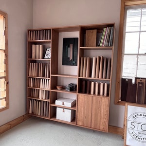 Custom Made Floating Shelving Unit - Etsy