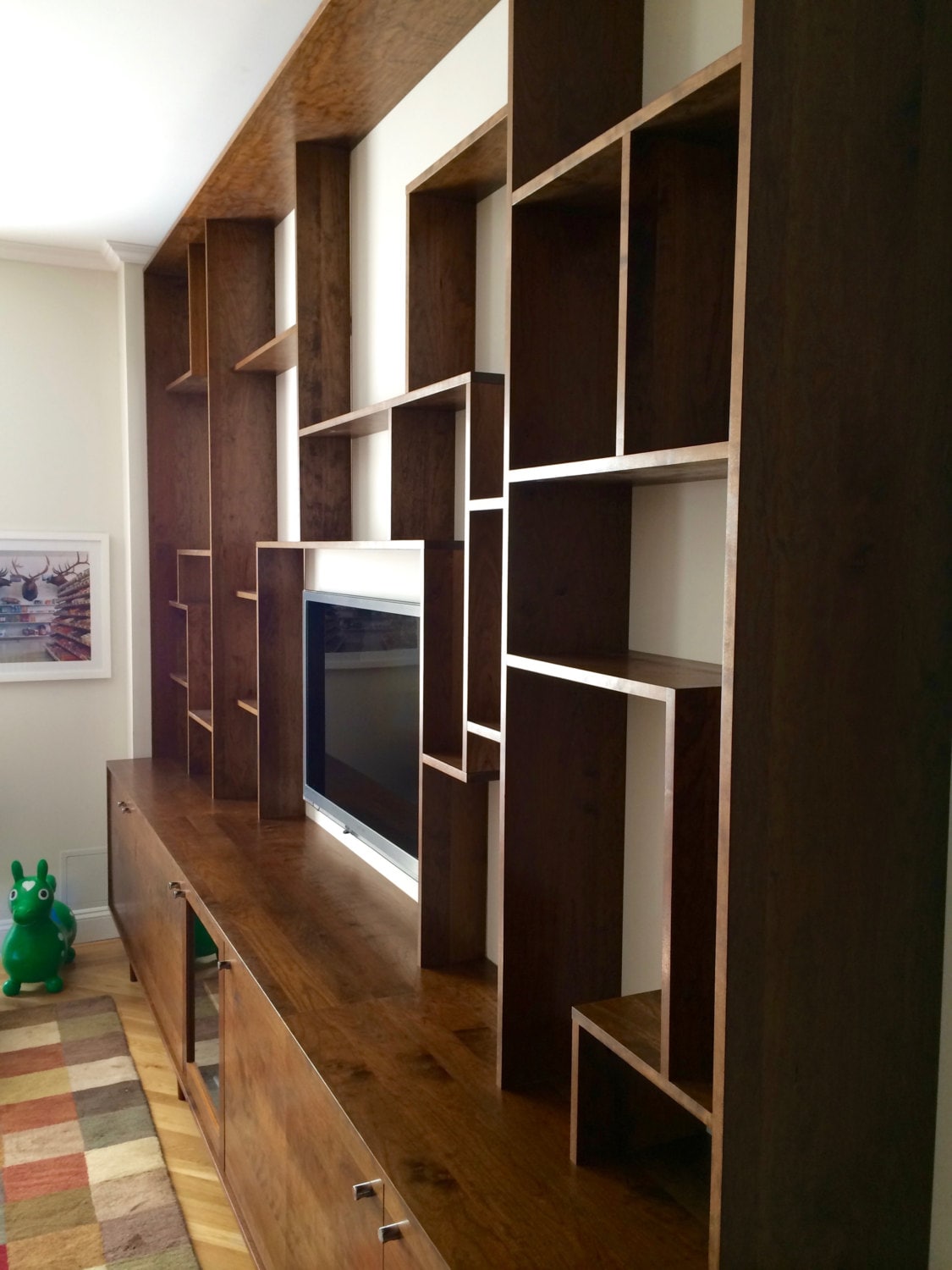 Custom Made Wall Bookcase | Etsy