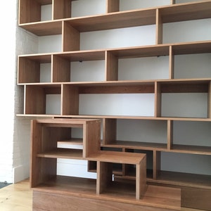 Custom Made Wall Bookcase - Etsy