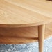 Round Coffee Table Oxelaand White Oak - Etsy Canada