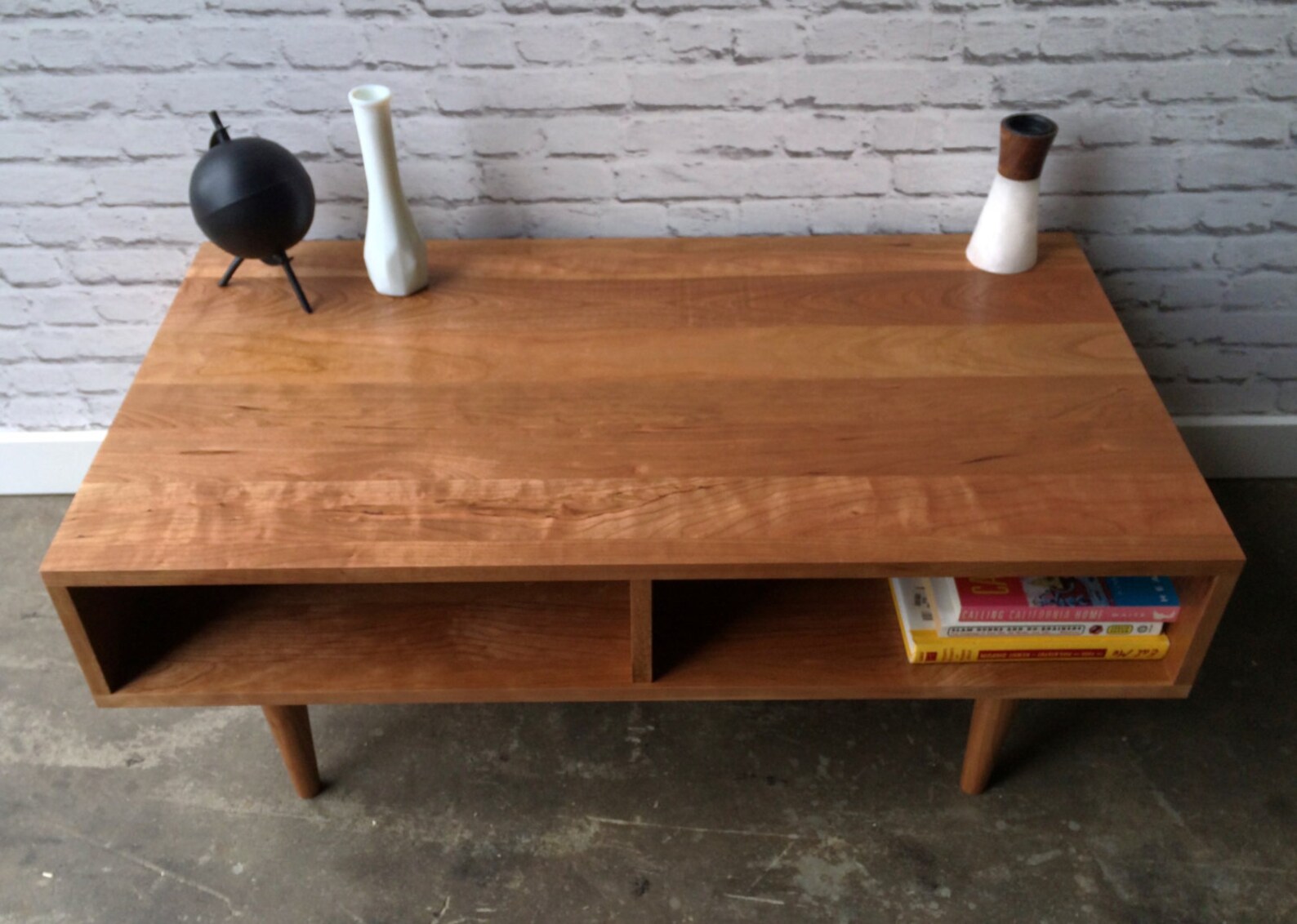 Oxelaand Coffee Table in Solid Cherry - Etsy