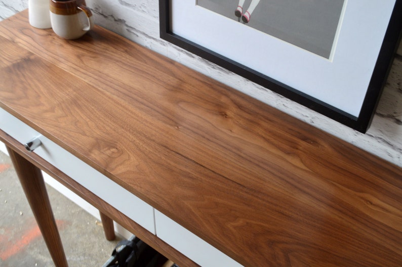 Bloom Console Table Solid Walnut - Etsy