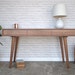 Bloom Desk / Console Table in Solid Walnut - Etsy