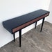 Bloom Console Table Ebony on Cherry Walnut Fronts in Stock - Etsy
