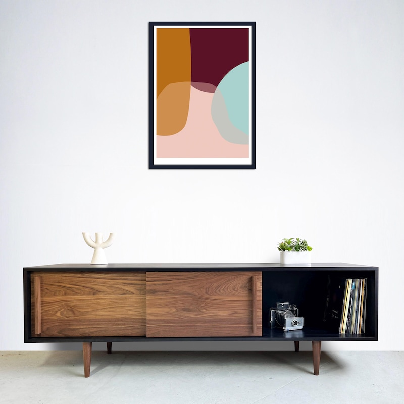Walnut Credenza 72 - Etsy