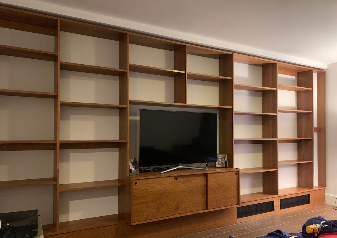 Custom Made Wall Bookcase | Etsy