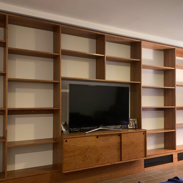 Wall Bookcase - Etsy