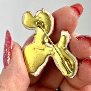 Art Deco French Poodle Doliet Style Porcelain Brooch, Made in France - Etsy